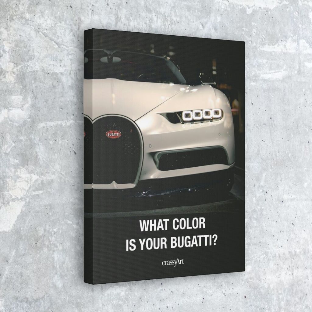 What color is your Bugatti? - Handy & Trendy Home | crassyArt Online Shop