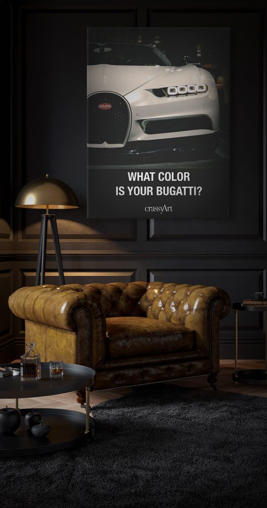 What color is your Bugatti? - Handy & Trendy Home | crassyArt Online Shop